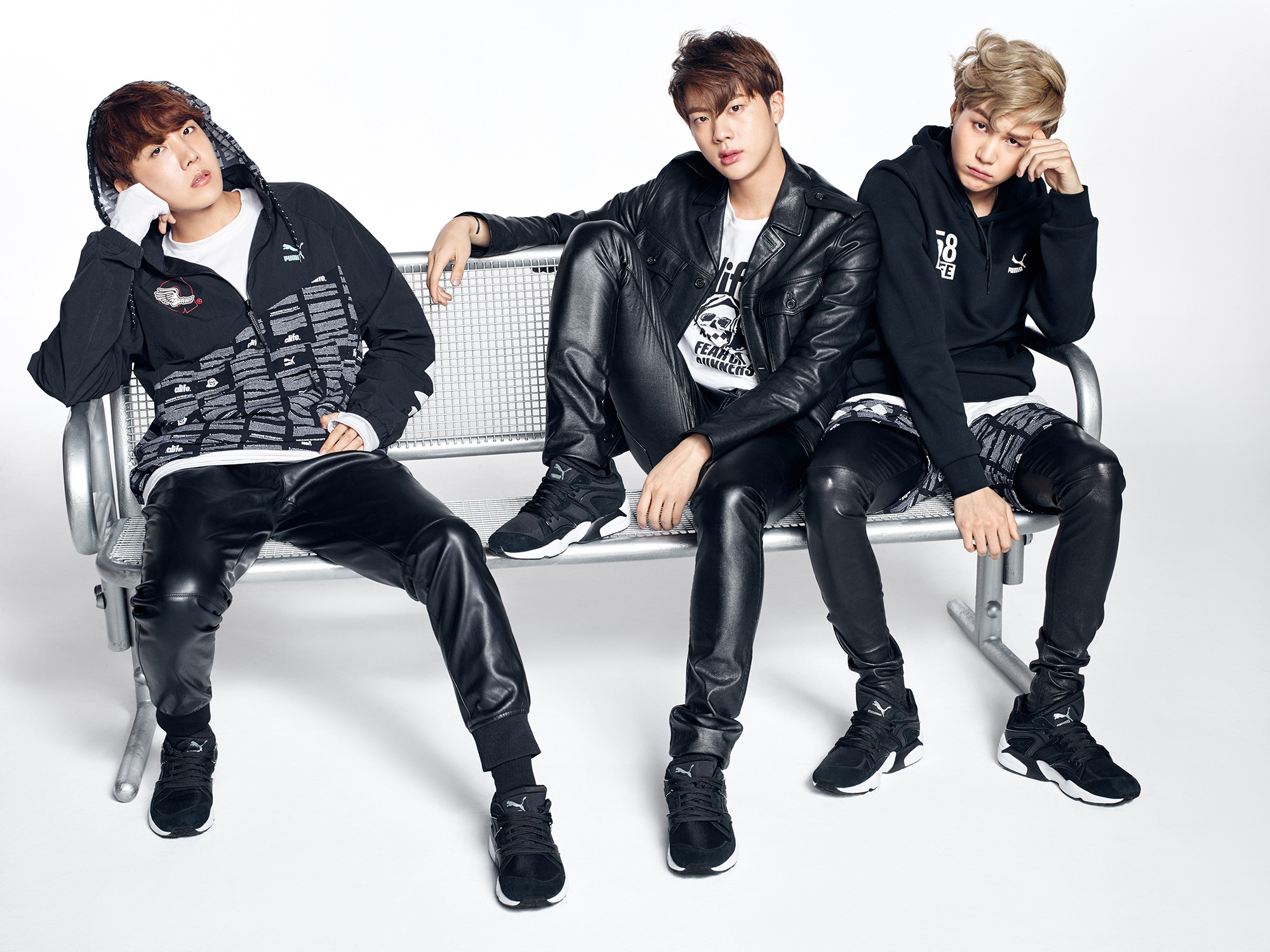 J Hope And Jin And Suga Bts High Cut Magazine Korean Photoshoots